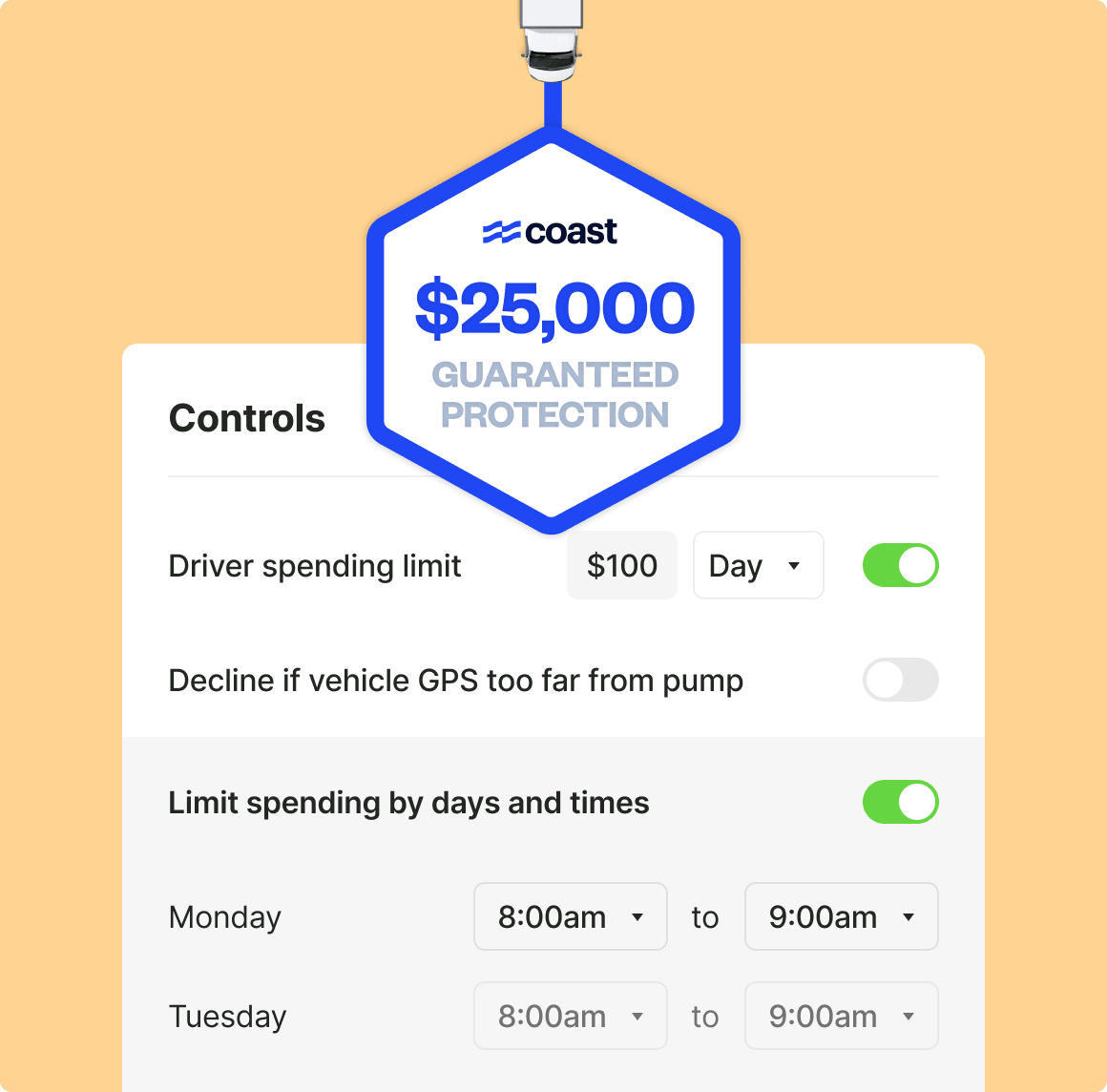 Coast | Smart Visa Fleet Fuel Card And Gas Card